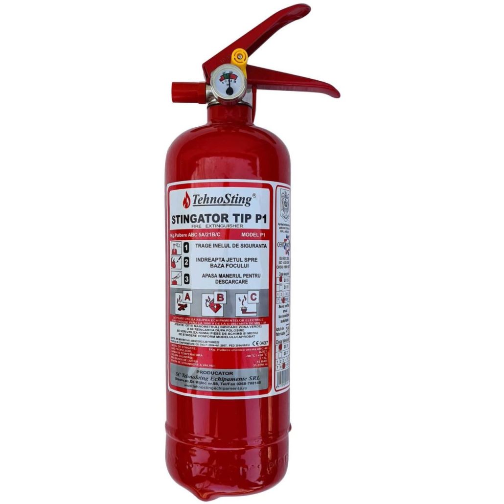 Stingatoare incendiu - Extinctoare cu pulbere, spuma mecanica & CO2